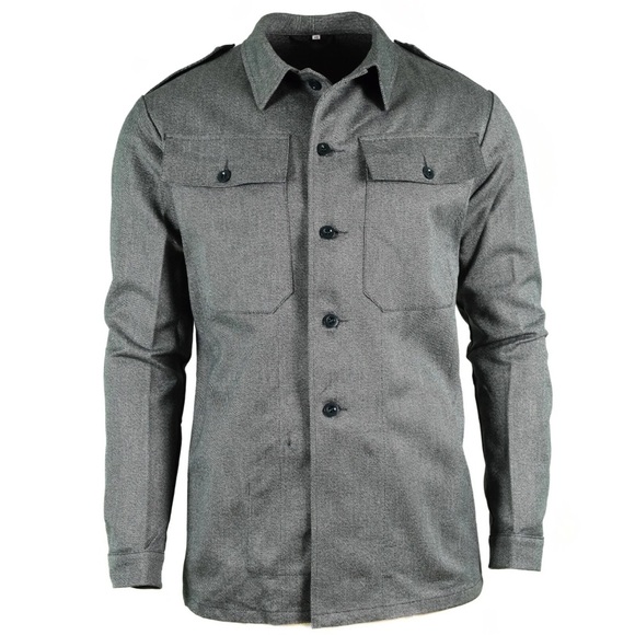 Jackets & Coats | Genuine Swiss Army Work Jacket Denim Military Jacket ...